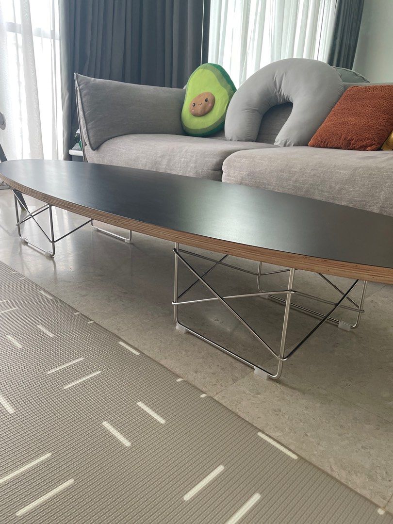 Elliptical Coffee Table aka Surfboard table (Eames replica), Furniture ...