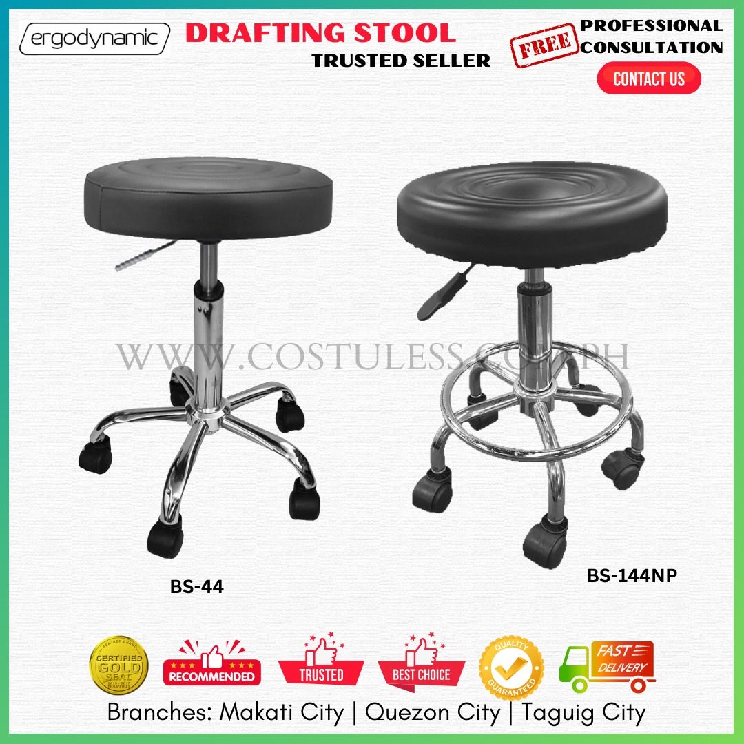 🌟🪑ERGODYNAMIC DRAFTING STOOL SALE 🌟🪑 Bar Stool, Office Furniture, Laboratory Stool, Dental Chair ...