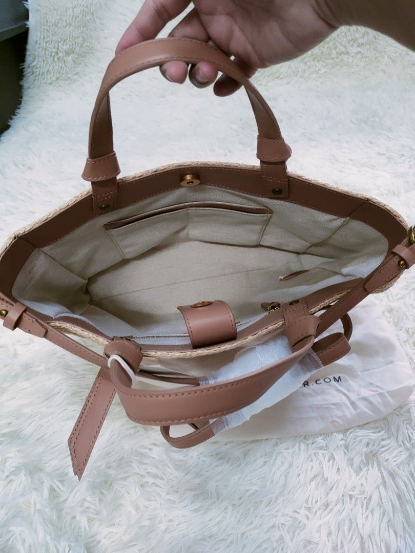 Etienne Aigner- Luca Boxy Satchel, Women's Fashion, Bags & Wallets ...