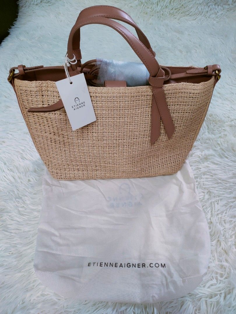 Etienne Aigner- Luca Boxy Satchel, Women's Fashion, Bags & Wallets ...