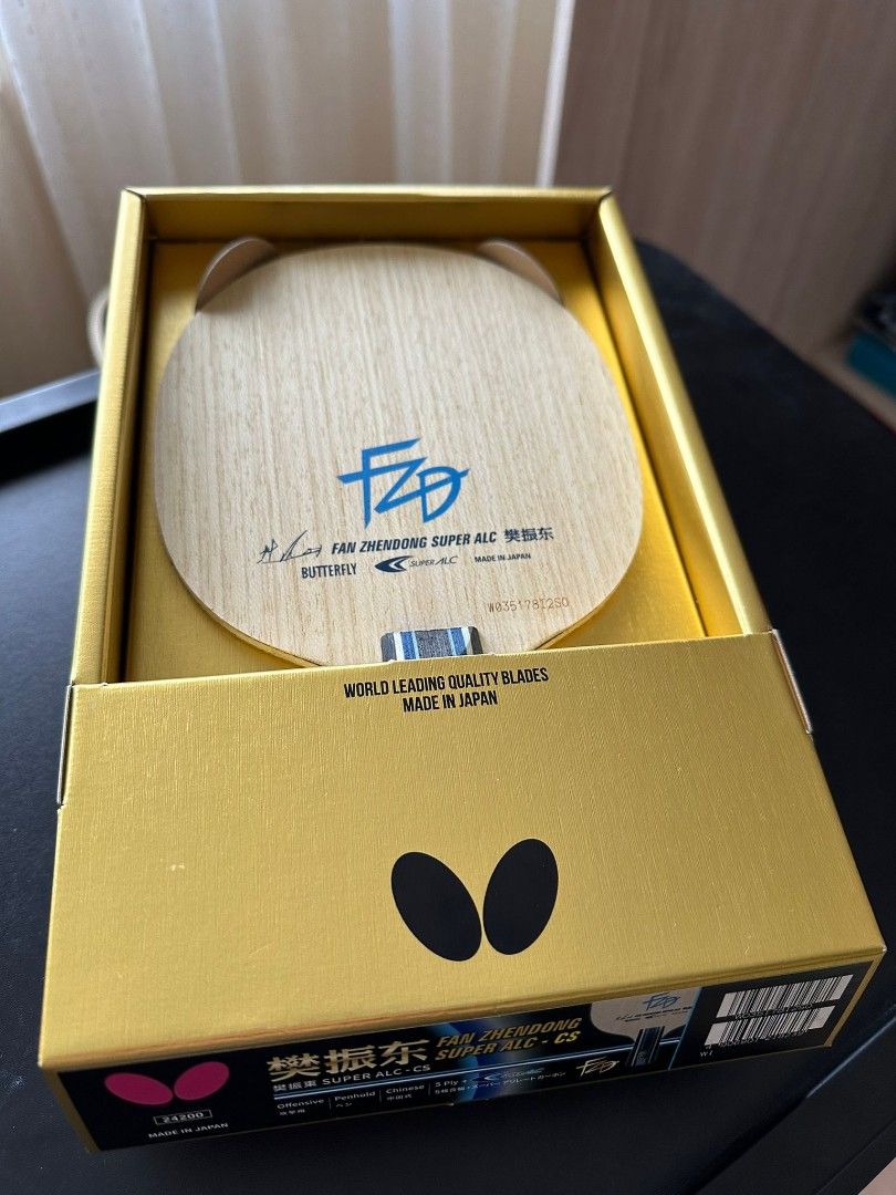 Fan Zhendong Super ALC (Cpen) 91.5g, Sports Equipment, Sports & Games, Racket & Ball Sports on ...