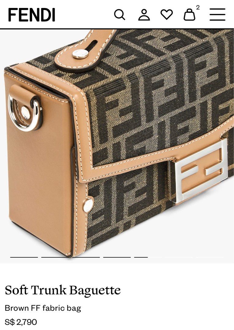 FENDI soft trunk, Luxury, Bags & Wallets on Carousell