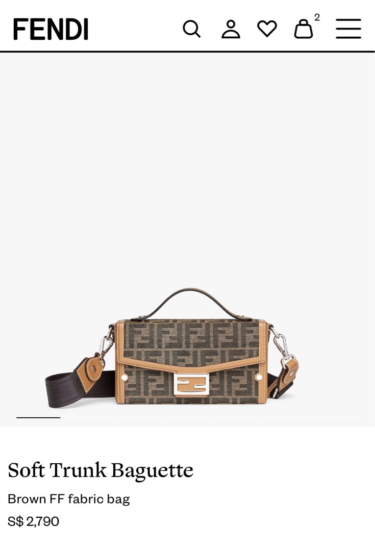 FENDI soft trunk, Luxury, Bags & Wallets on Carousell