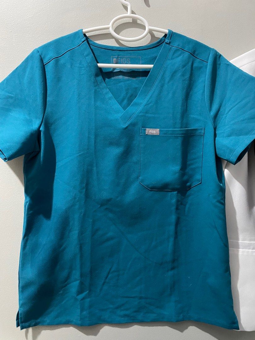 FIGS scrub suit limited edition Pacific Blue set, Women's Fashion ...