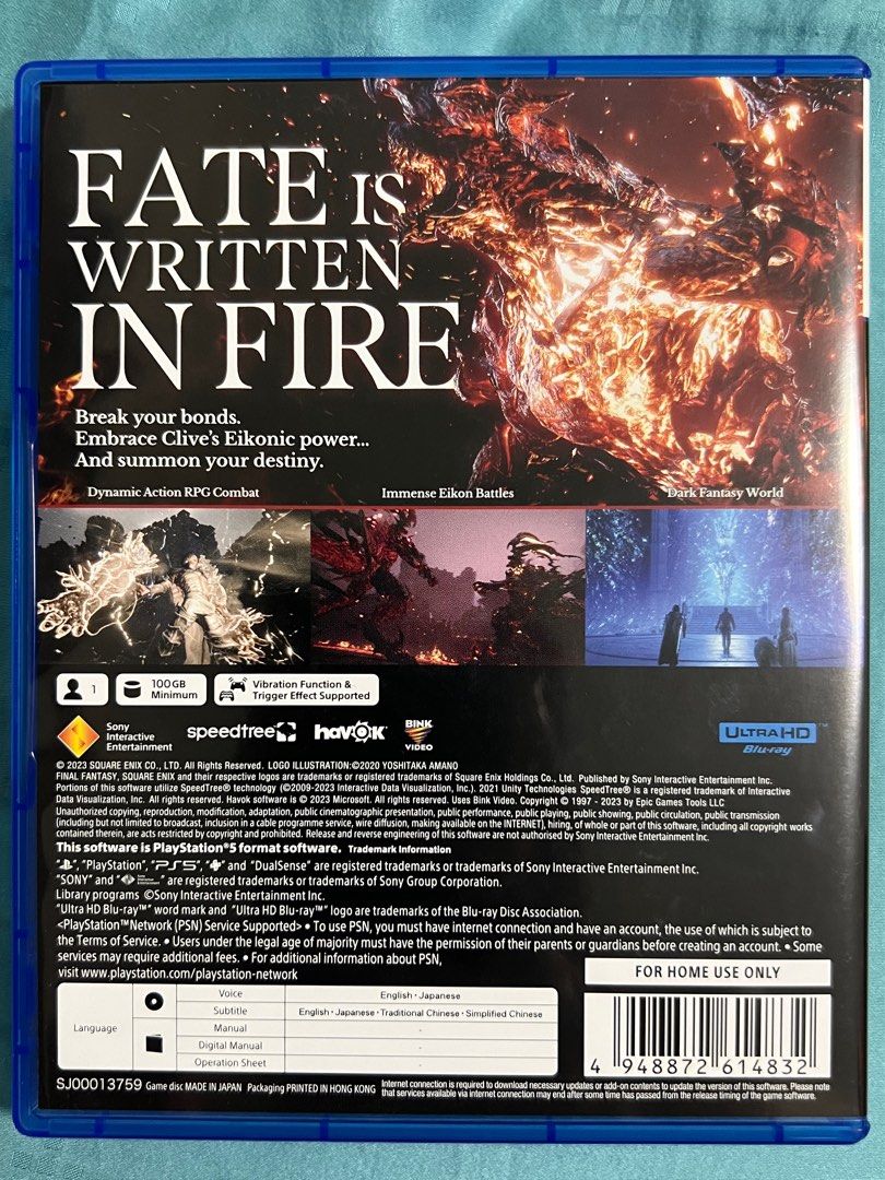 Final Fantasy 16, Video Gaming, Video Games, PlayStation on Carousell