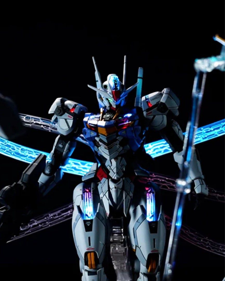 FM Aerial Gundam transparent parts for led custom full mechanic ...
