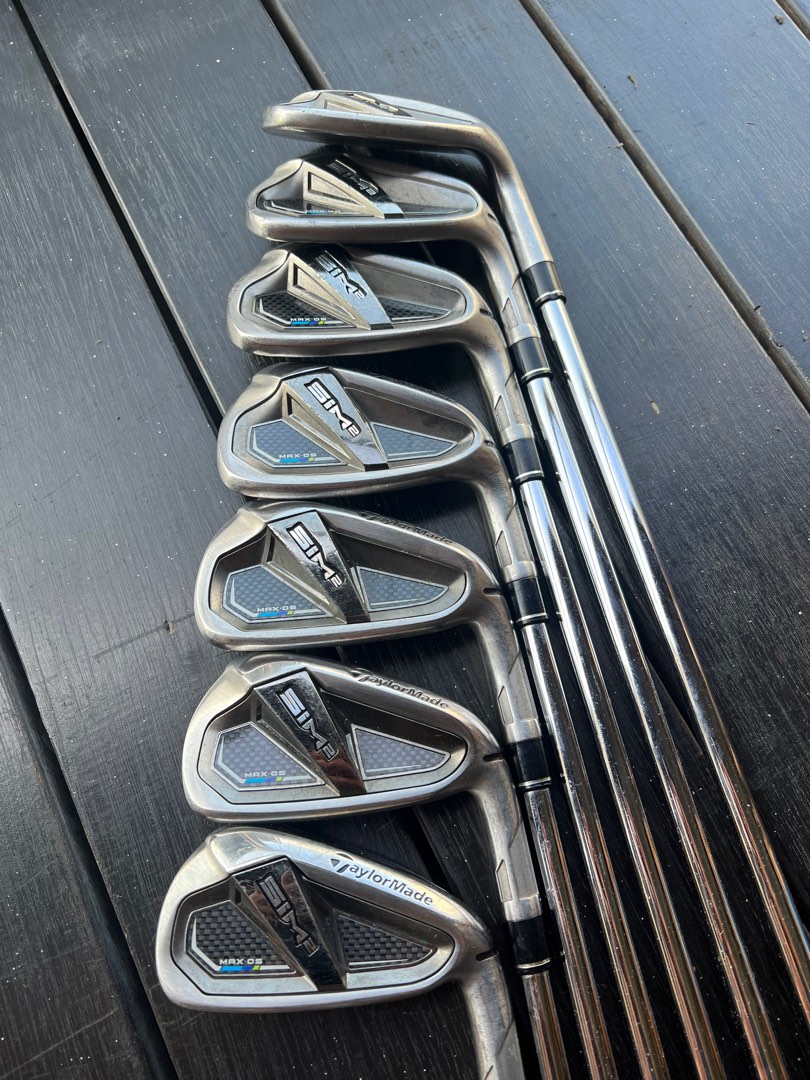 Game Improvement Taylormade SIM2 Max OS Golf Iron Set for sale, Sports ...