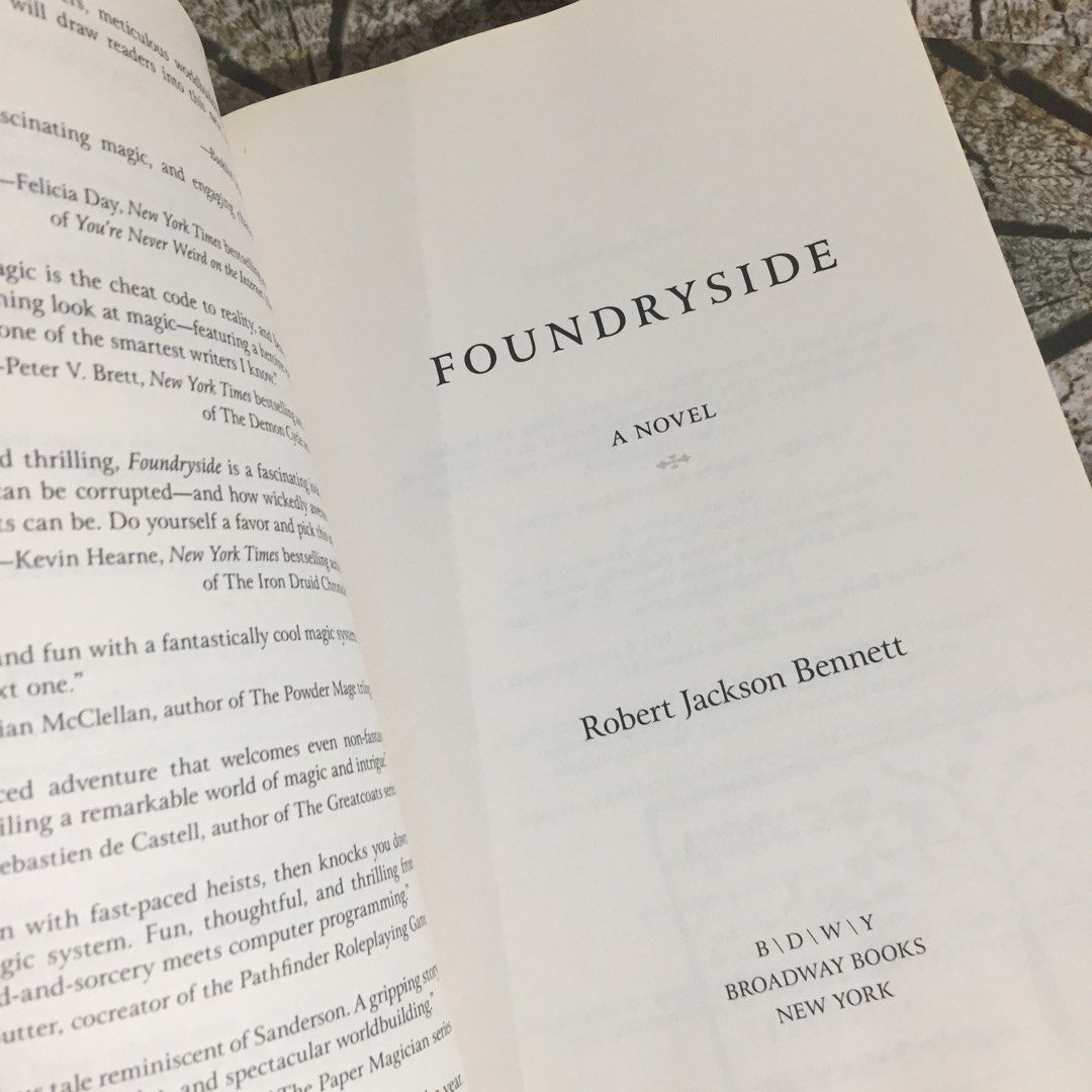 Foundryside by Robert Jackson Bennett, Hobbies & Toys, Books ...