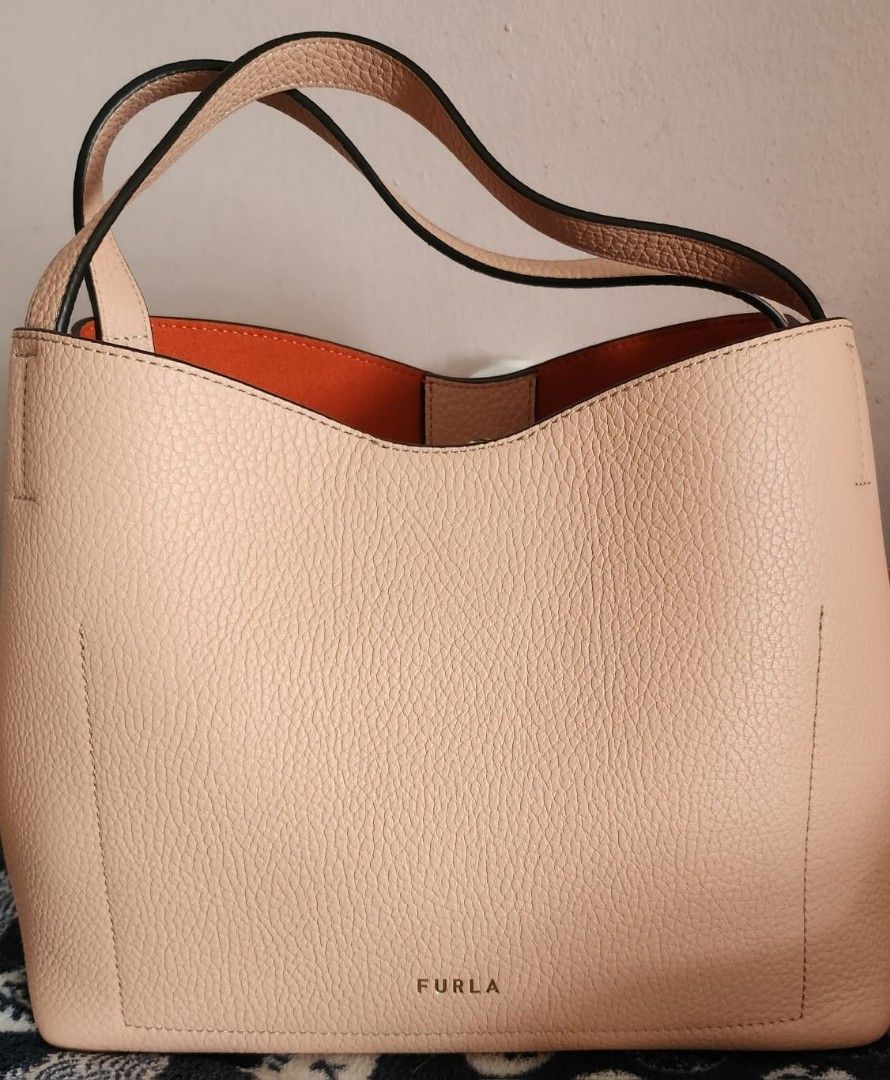 Furla Peach colour Sling bag, Women's Fashion, Bags & Wallets, Shoulder ...