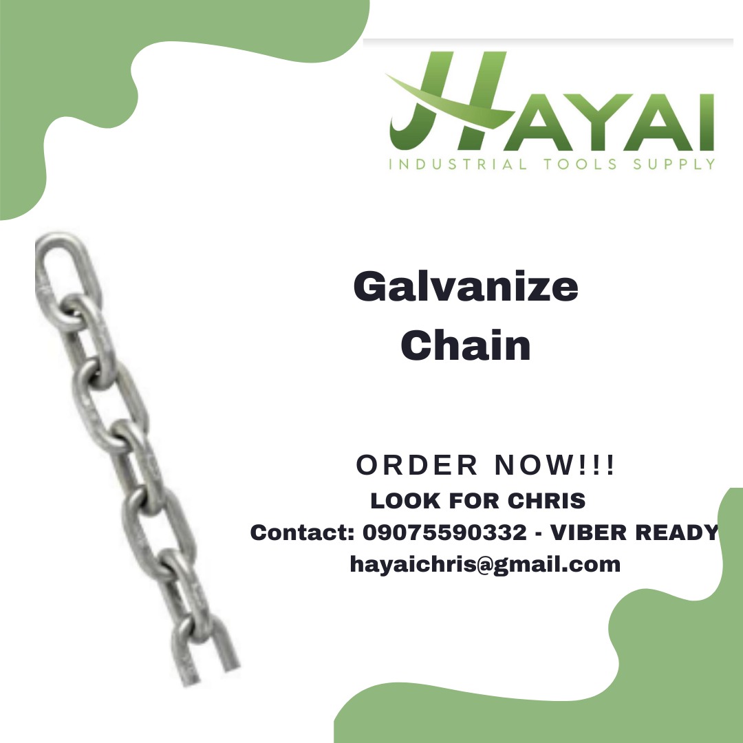 Galvanized Chain, Commercial & Industrial, Construction Tools ...