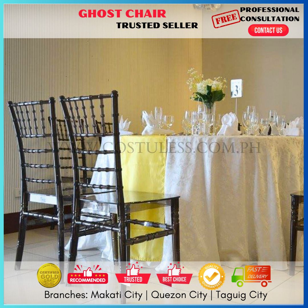 GHOST CHAIRS, Transparent Casper Chair without Arm Ghost Chair ...