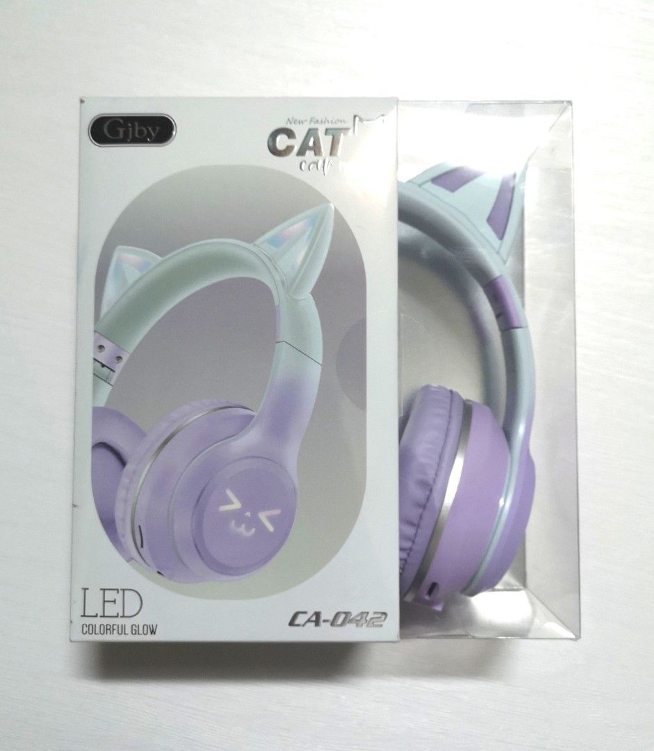 GJBY CA042 - Cute Cat Wireless Headphones/ Earpiece/ Headset, Audio, Headphones & Headsets on ...