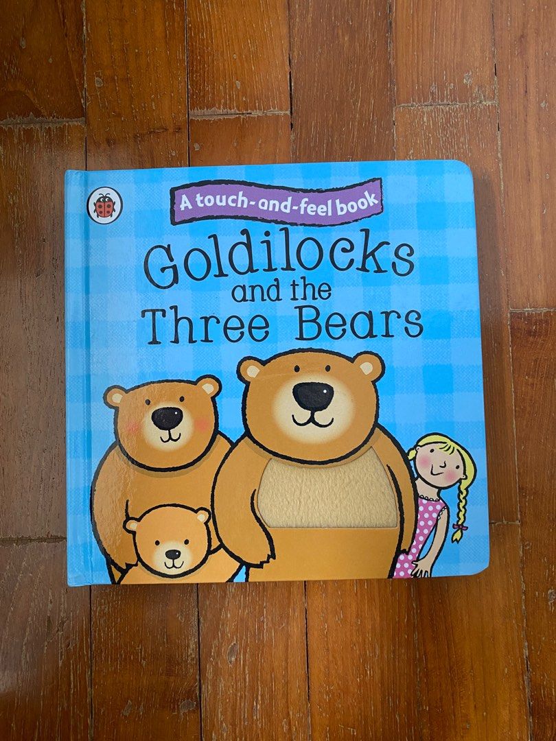 Goldilocks and the three bear children touch and feel book by ladybug ...