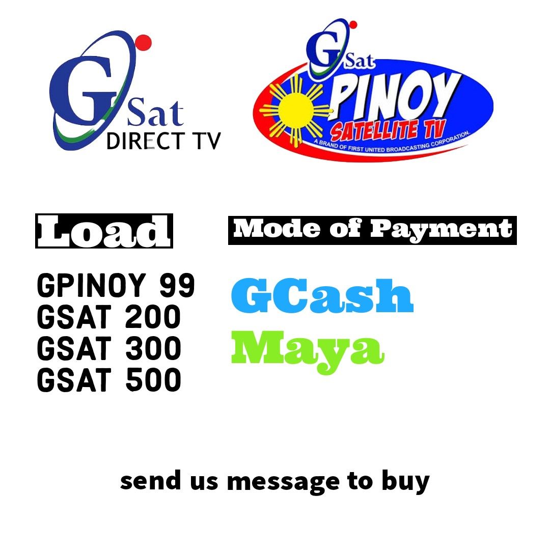 GPinoy & GSat Load on Carousell
