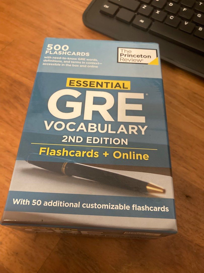 GRE Vocabulary Flashcards, Hobbies & Toys, Books & Magazines ...