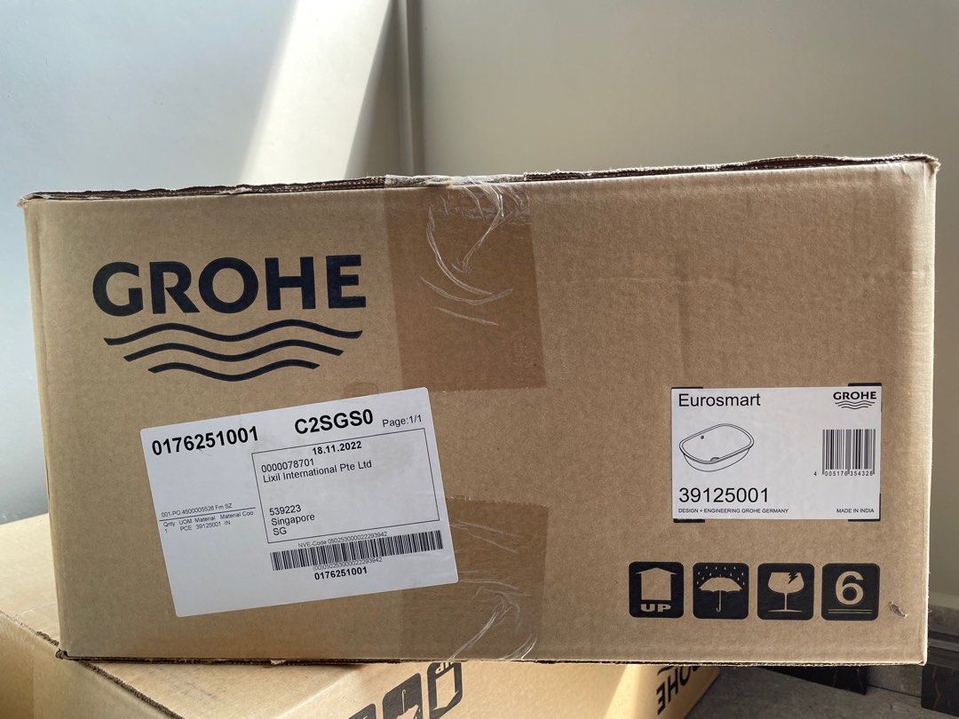 NEW Grohe Eurosmart Wash Basin Under-mount 60 (G-39125001), $100/unit ...