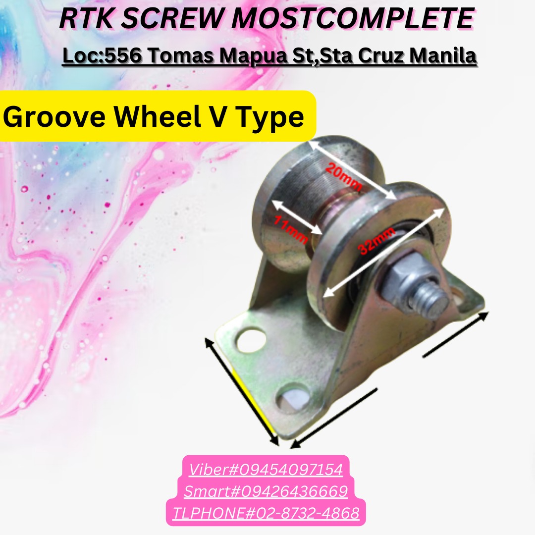 Groove Wheel V Type, Commercial & Industrial, Construction Tools ...