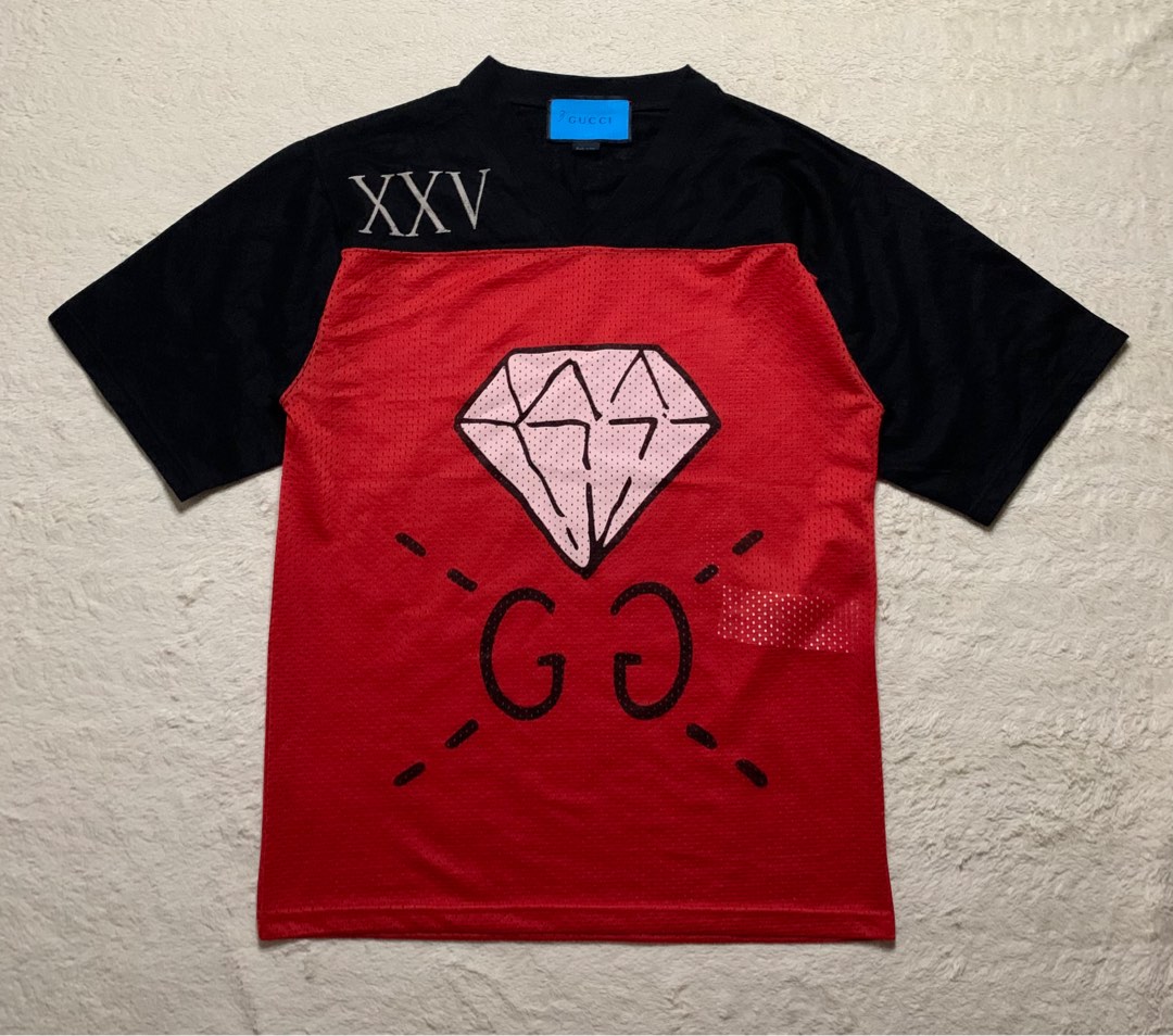 Gucci - Mesh Jersey Shirt, Luxury, Apparel on Carousell