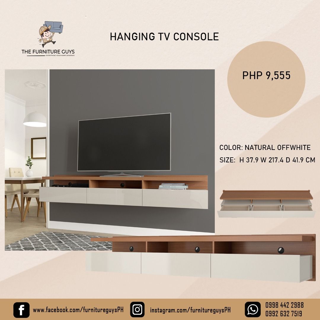 HANGING TV RACK/TV CONSOLE, Furniture & Home Living, Furniture, TV ...