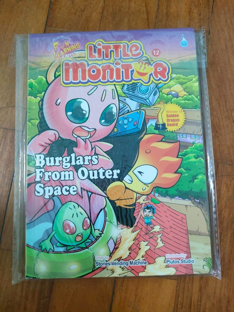 Happy dragon and little monitors books, Hobbies & Toys, Books ...