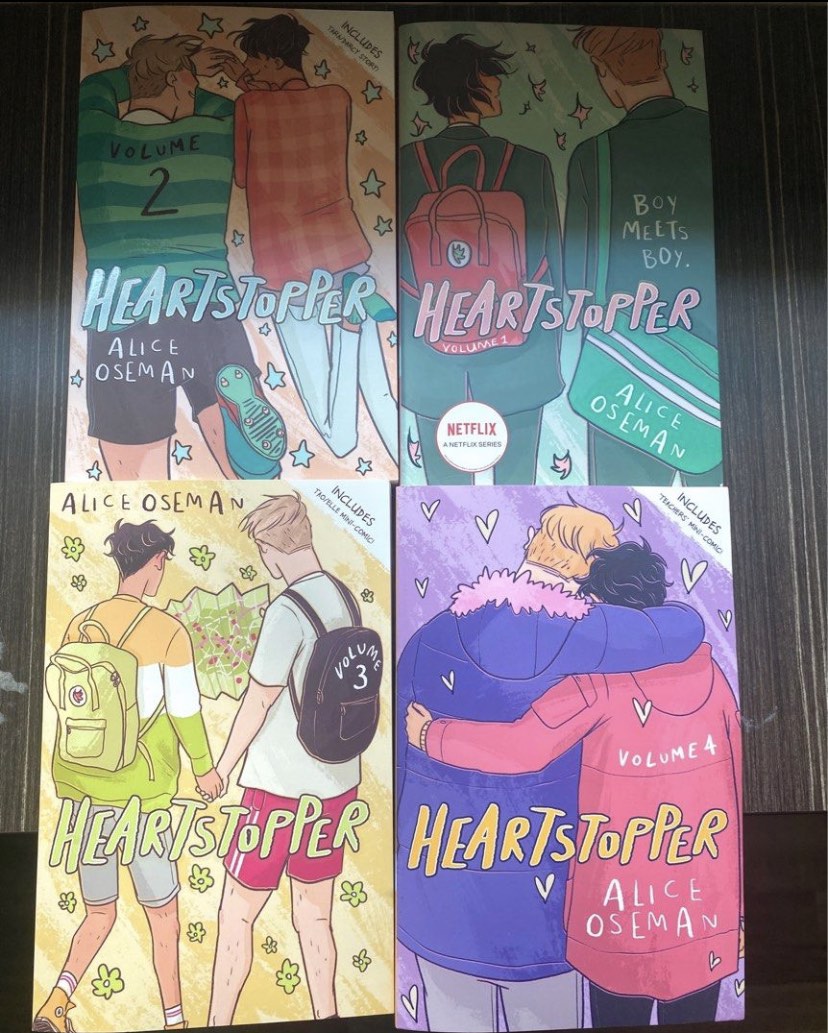 Heartstopper Comic FULL SET alice oseman, Hobbies & Toys, Books ...