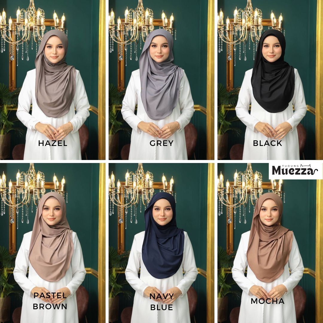 HIJAB SHAWL INSTANT MAWRA NEW SLIM FACE TUDUNG STYLE PREMIUM MOSSCREPE MODERN, Women's Fashion ...