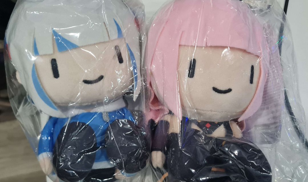 Hololive EN Myth 2nd anniversary Smol Plushie Gawr Gura Mori Calliope ...