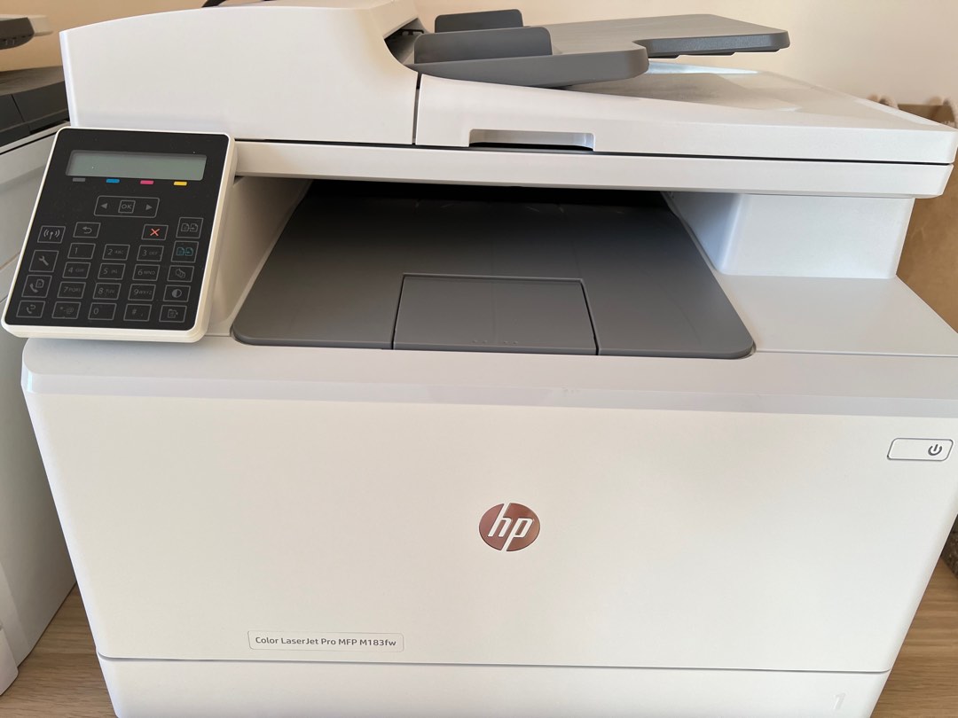 hp color laserjet pro mfp m183fw, 電腦＆科技, 打印機及影印機 - Carousell