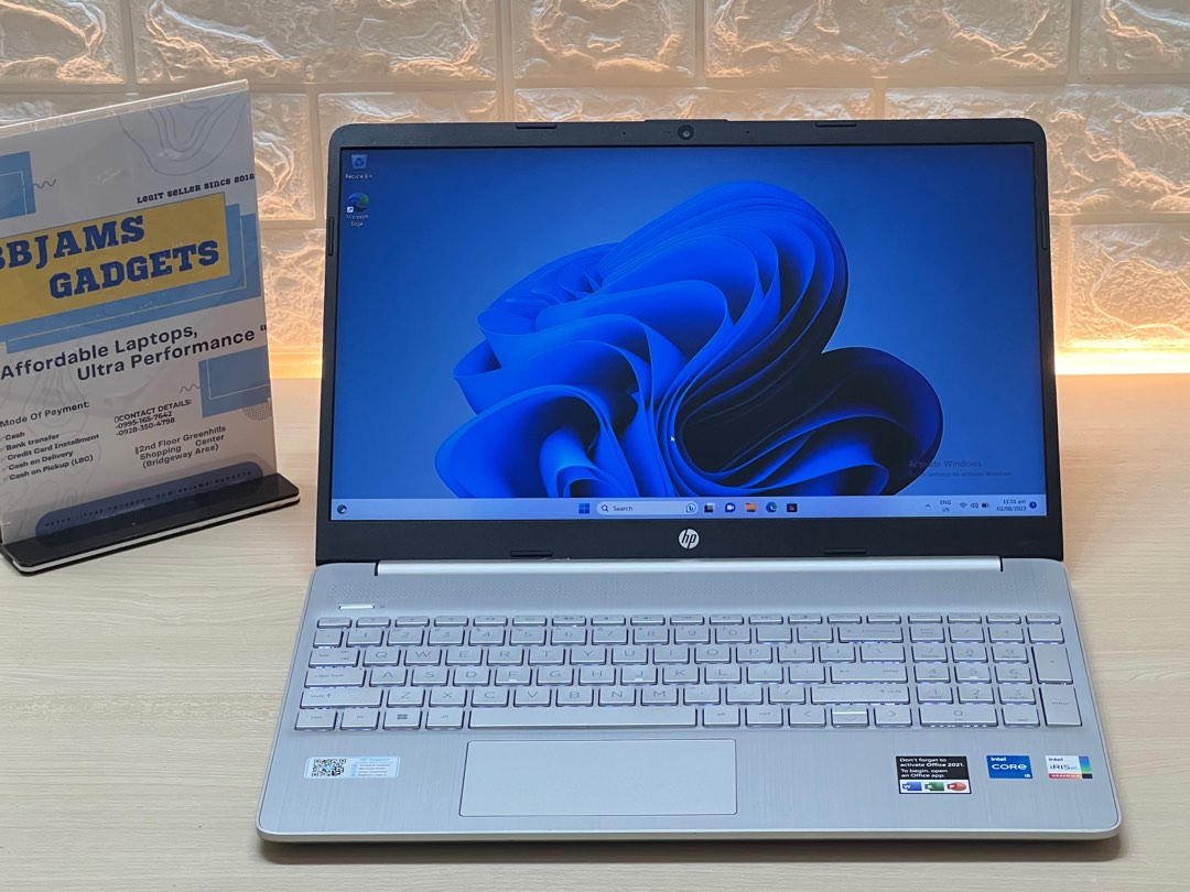 HP Laptop 15S FQ5082TU | Core i5 12TH Gen 8GB DDR4 512GB SSD Intel Xe ...