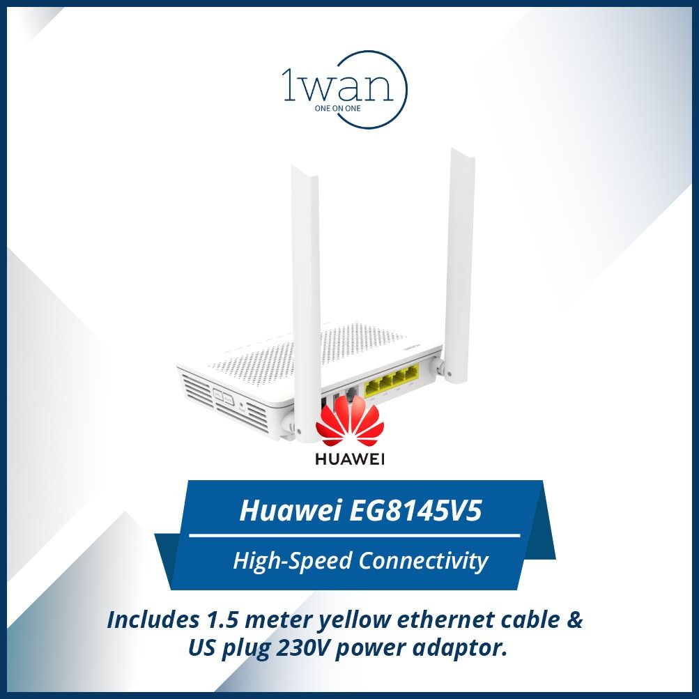 Huawei Brand New EG8145V5 GPON/XPON/EPON 4x GE ports, dual-band Wifi5 ...