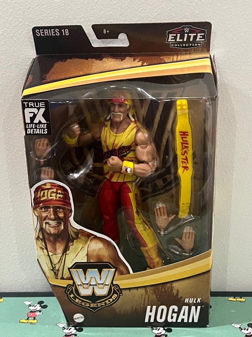 Hulk hogan wwe elite figure, Hobbies & Toys, Toys & Games on Carousell