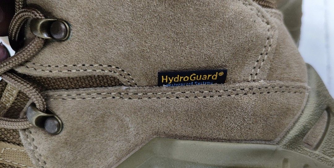 HYDROGUARD TACTICAL/OUTDOOR HIKING WATERPROOF LEATHER BOOTS on Carousell