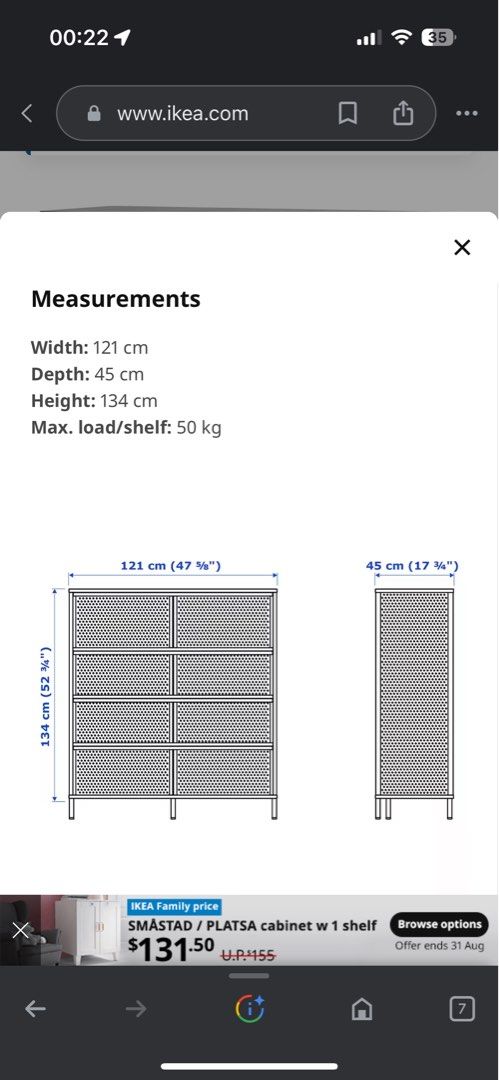 IKEA Bekant Bookshelf, Furniture & Home Living, Furniture, Shelves ...