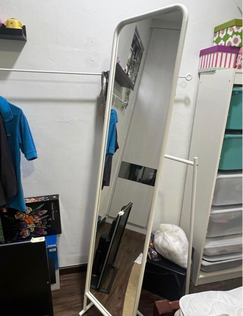 ikea knapper standing mirror, Furniture & Home Living, Home Decor ...