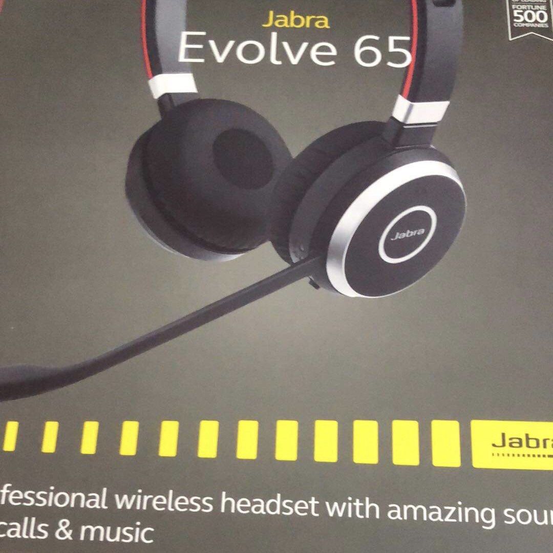 JABRA EVOLVE 65 WIRELESS, Audio, Headphones & Headsets on Carousell