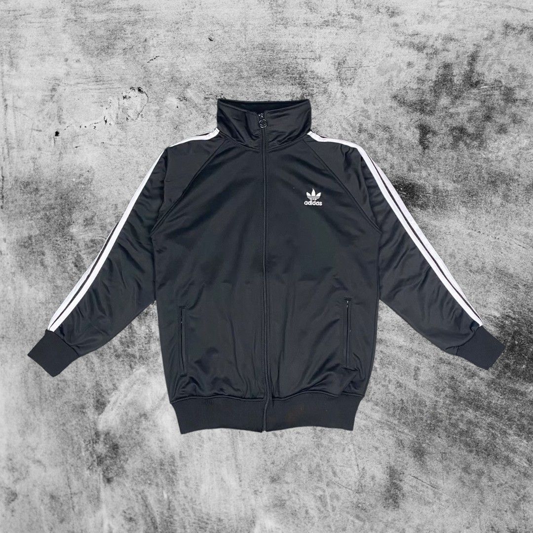 Jaket Tracktop Adidas Firebird Hitam Putih, Fesyen Pria, Pakaian , Baju Luaran di Carousell