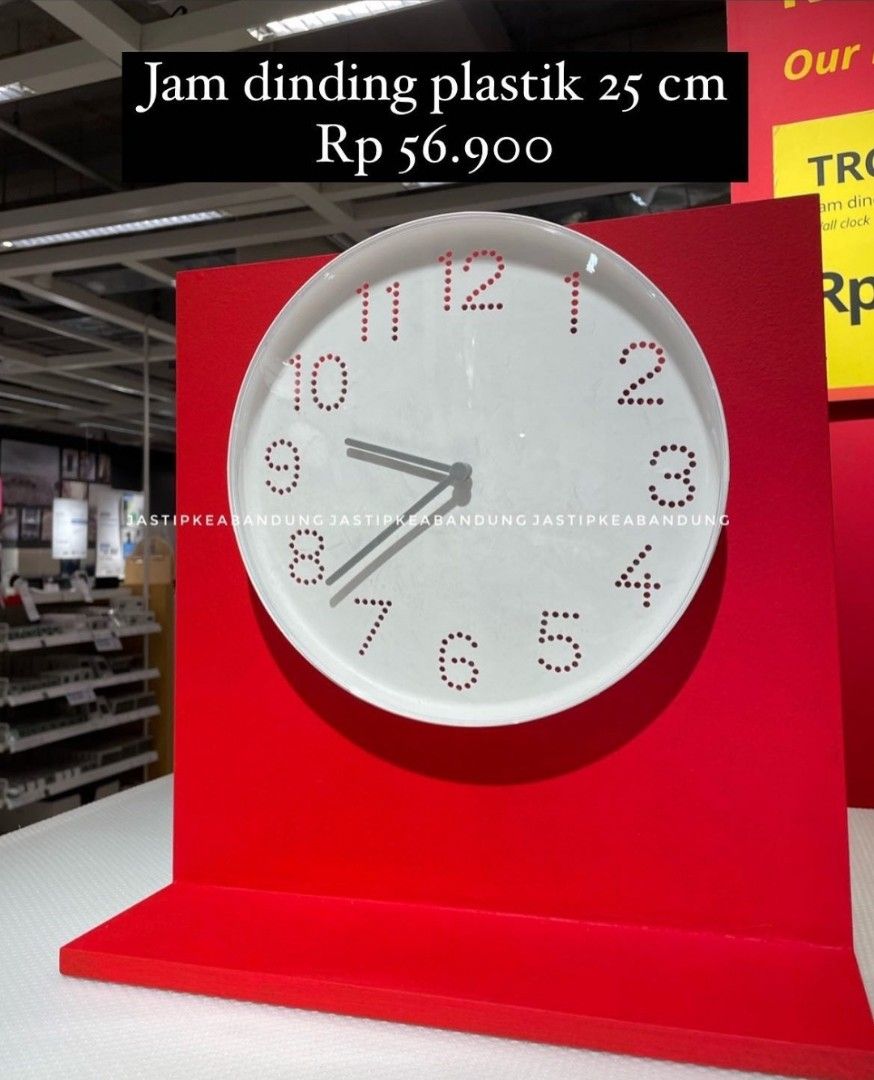 Jam dinding ikea, Perabotan Rumah di Carousell