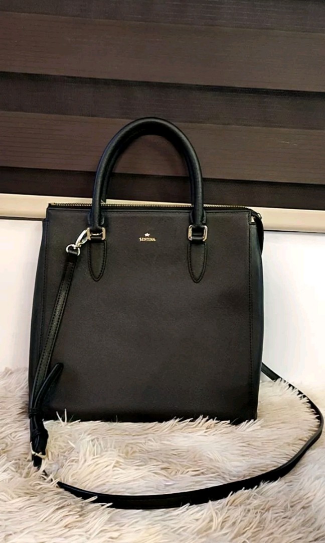 Jestina vertical stand alone tote, Luxury, Bags & Wallets on Carousell