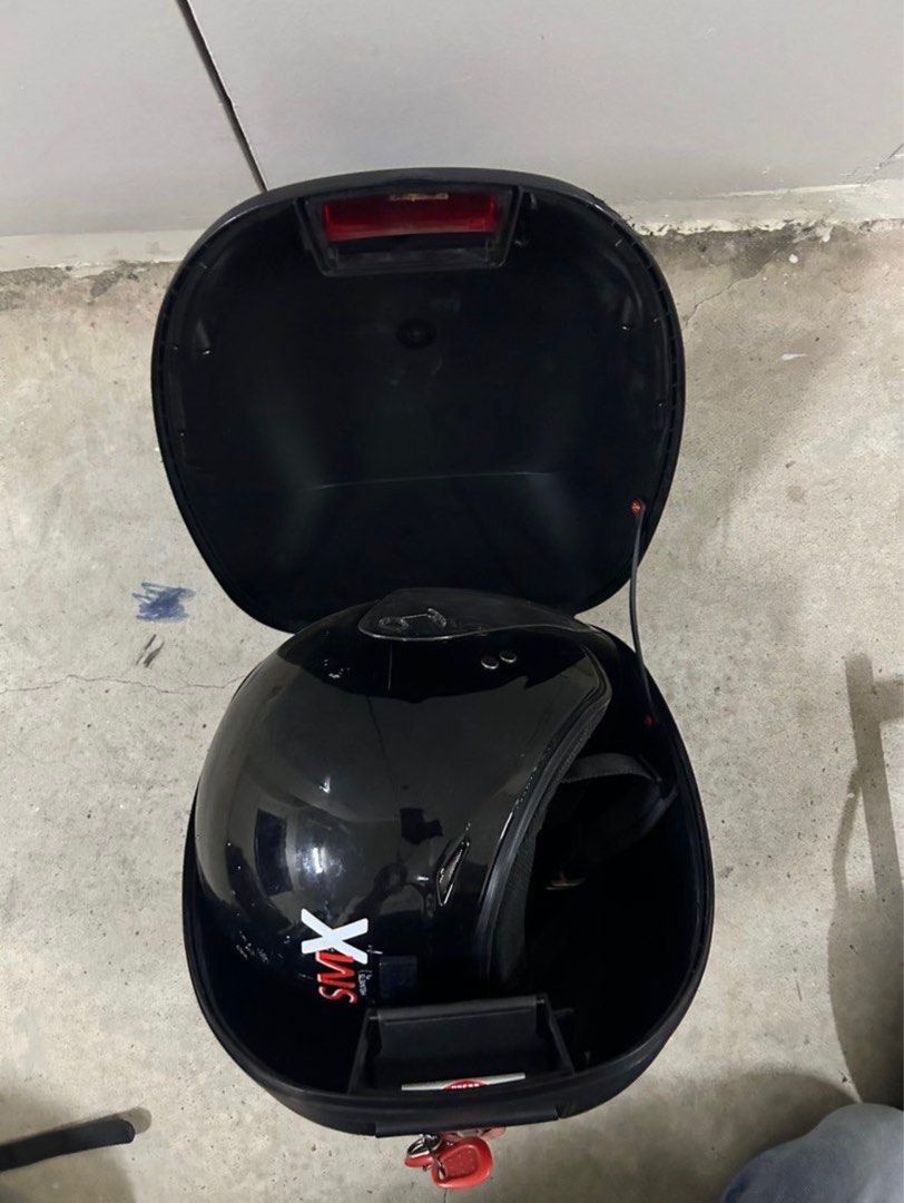 KAPPA 27l top box case with base plate and rack, Motorcycles ...