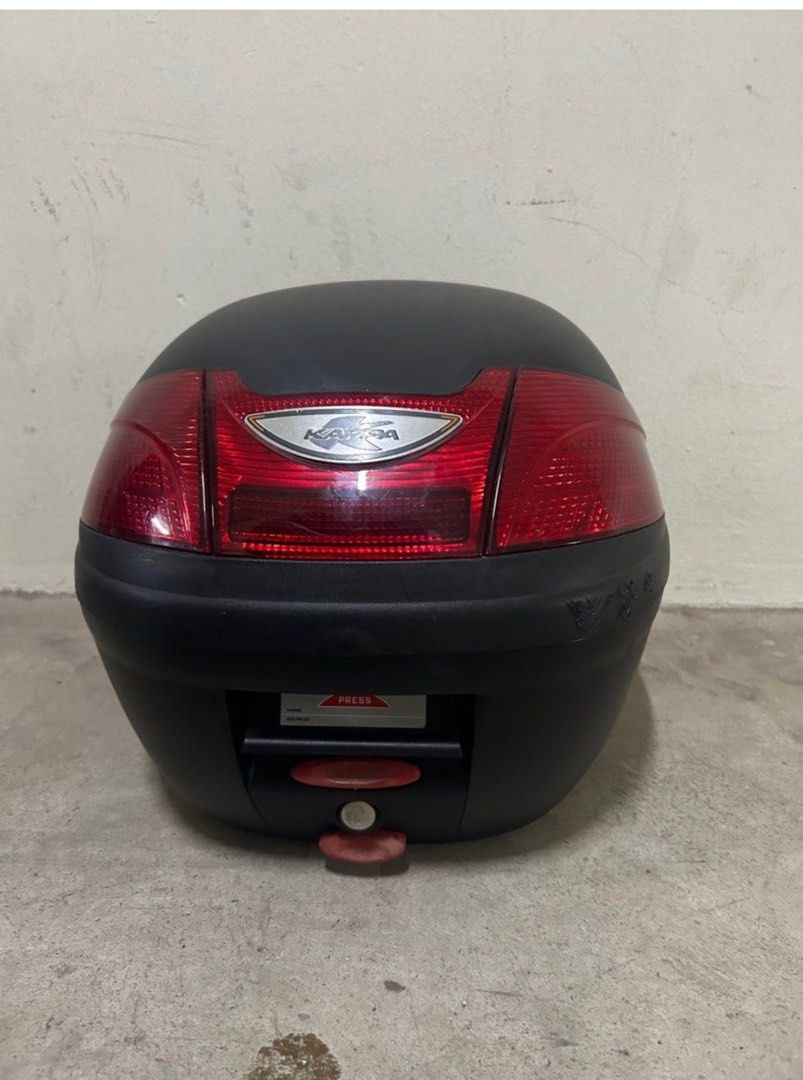 KAPPA 27l top box case with base plate and rack, Motorcycles ...