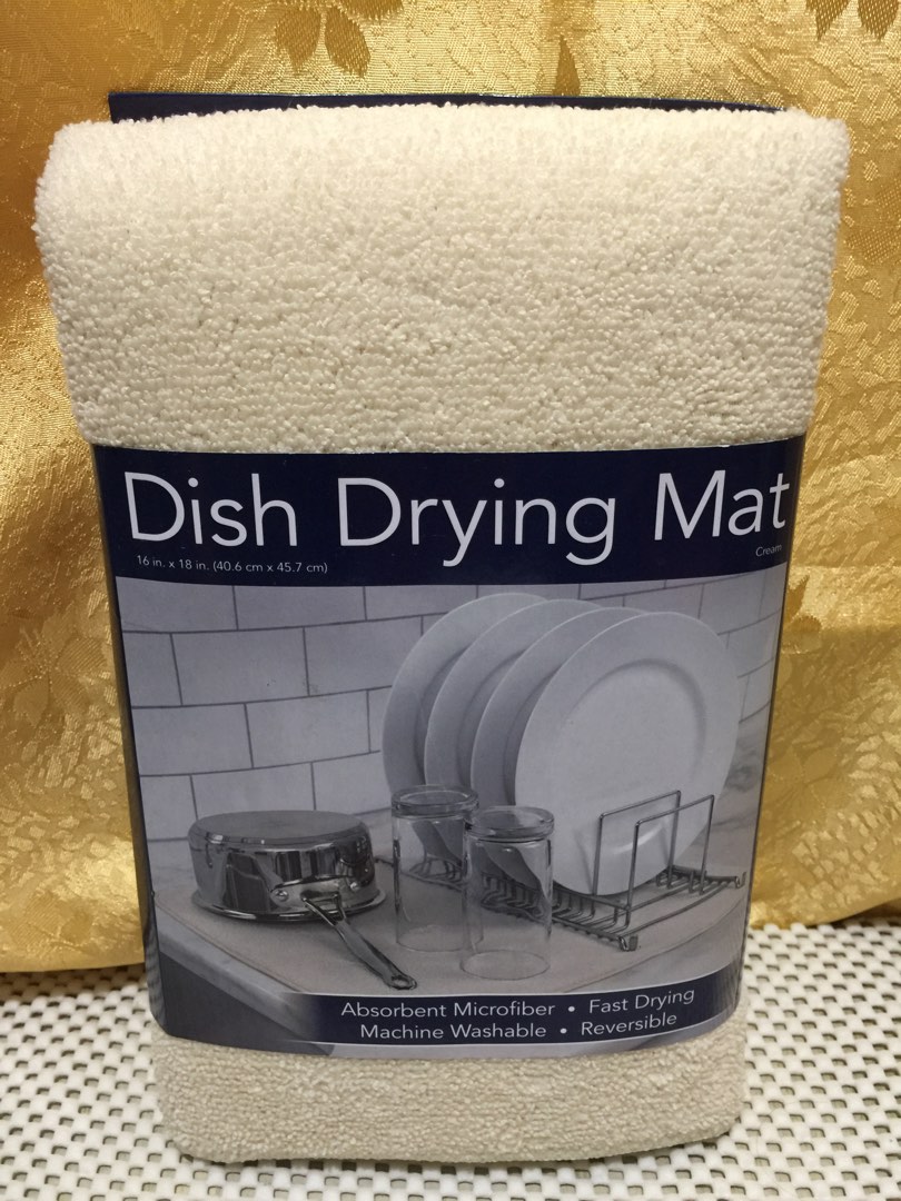 Kitchen Basic Dish Drying Mat 16 inches x 18 inches (sold per piece) on ...