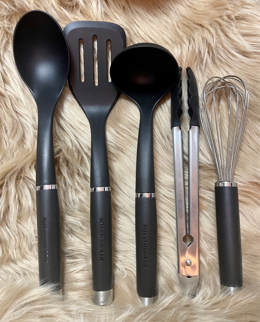 KitchenAid Assorted Cooking Utensils - 5pcs, Furniture & Home Living ...
