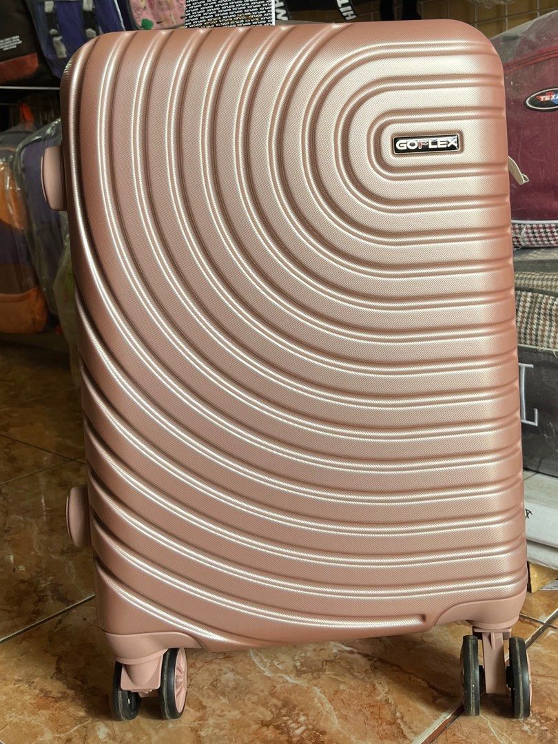 koper goflex 24 inch Travel cross Anti pecah Rose Gold, Fesyen Wanita ...