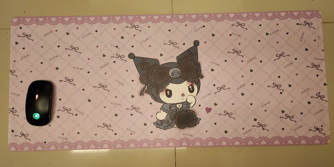 Kuromi Midnight Deskmat/Mousepad, Computers & Tech, Parts & Accessories ...