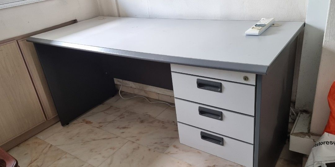 Large Sturdy Office Table, Furniture & Home Living, Furniture, Tables ...