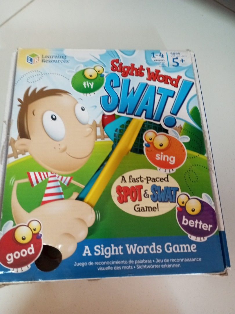 Learning Resources Sight Word Swat, Babies & Kids, Infant Playtime on Carousell