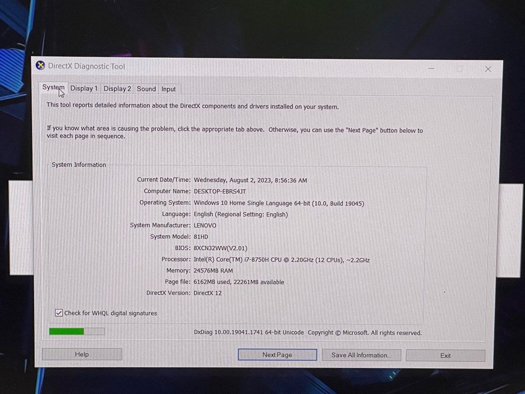 Lenovo Legion Gaming Y730-15inch 81HD Core i7 8th Gen 24gb RAM 256gb SSD+1TB HDD NVIDIA GeForce ...