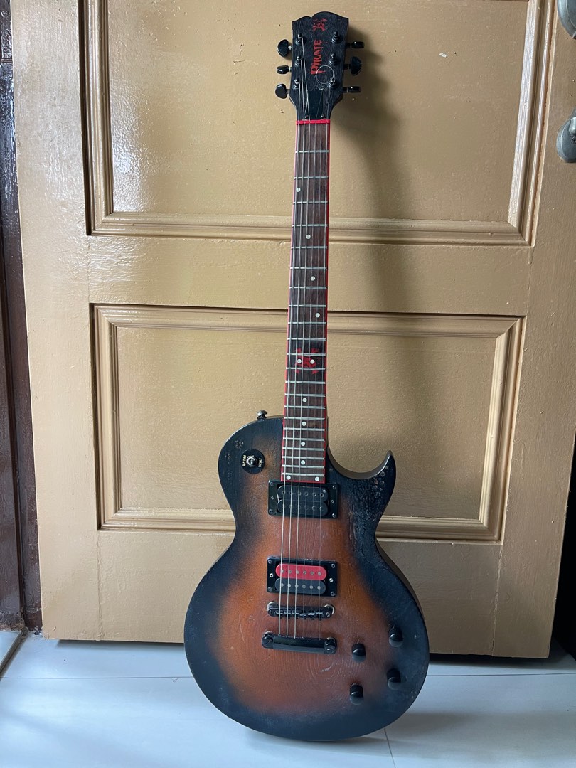 Lespaul pirate by SX Guitar (rare), Hobbies & Toys, Music & Media ...