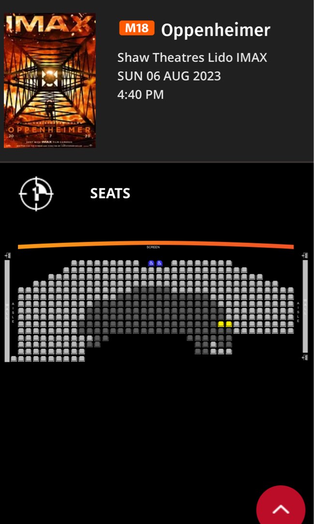 Oppenheimer LIDO IMAX 6 Aug , Tickets & Vouchers, Event Tickets on Carousell