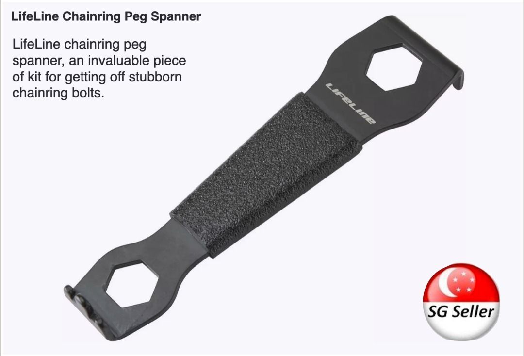 LifeLine Chainring Bolt Tool Peg Spanner, Sports Equipment, Bicycles ...